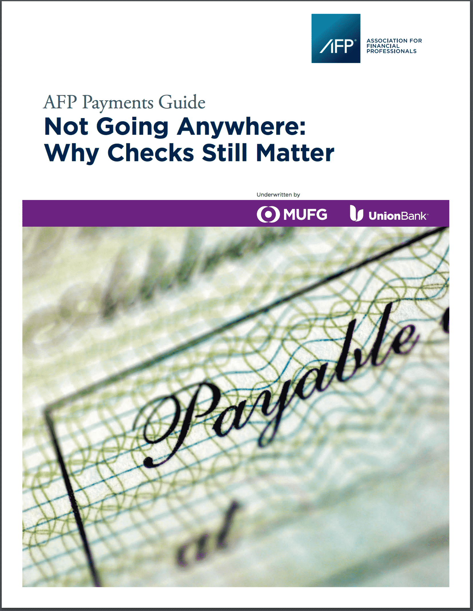 News Flash: Checks Still Matter | OrboGraph