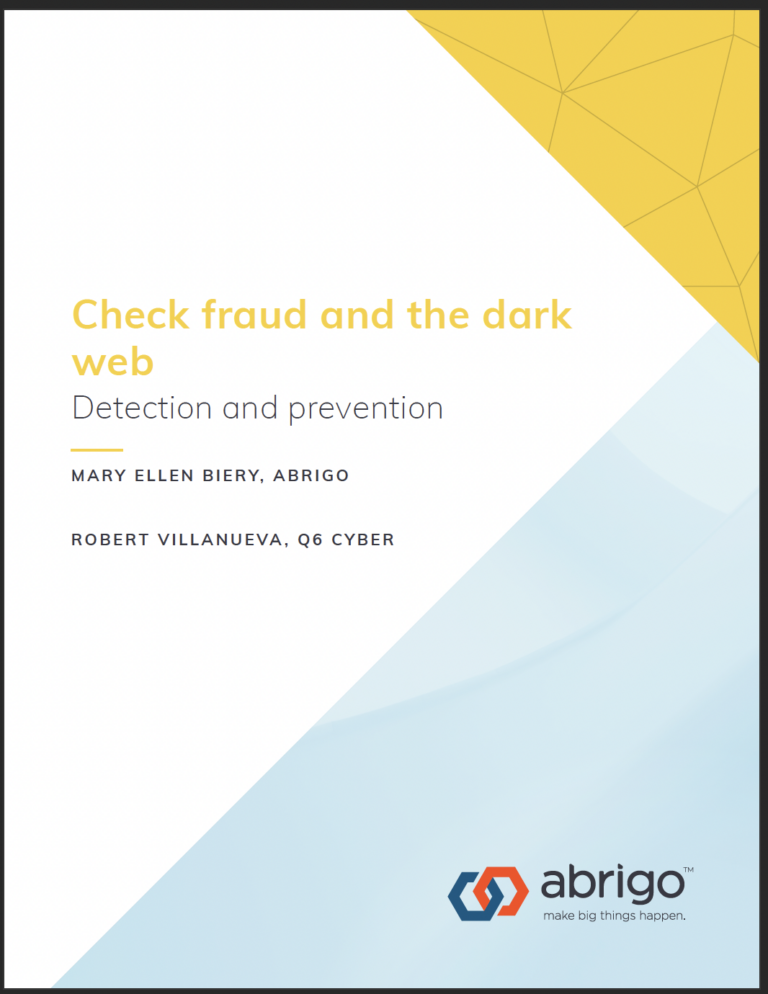 The Dark Web: An Online Market for Stolen Checks | OrboGraph