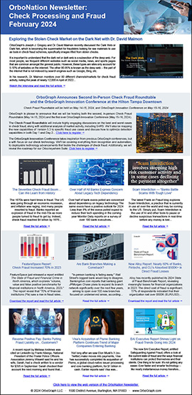 OrboNation Newsletter: Check Processing and Fraud - February 2024 ...